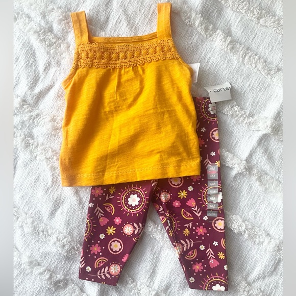 Carter's | Matching Sets | Nwt Carters 2 Piece Set Tank Leggings | Poshmark